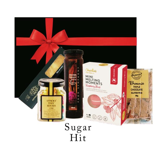 Sugar Hit - Curiosity Hampers Get hit with a Sugar Hit gift hamper.